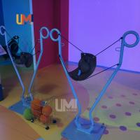 China Indoor Arcade Kids Shoot Game Machine Slingshot Shooting Throwing Ball Equipment Children's Indoor Coin Operated Games for sale