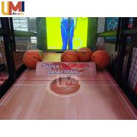 China Coin Operated Basketball Arcade Game 55 Inches HD Display Interactive Adult Basketball Shoot Machine 1 Year Warranty/guarantee for sale