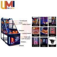 China Coin Operated Basketball Hoop Arcade Game Machine Basketball Machine Shooting Basketball Ball Training Equipment for Sale for sale