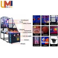 China Manufacture Foldable Basketball Hoop Street Shooting Machine Basketball  Arcade Game Machine for Sale for sale