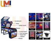 China Factory Wholesale Cheap Indoor Coin Operated Arcade Basketball Shooting Game Machine Street Basketball Hoop Game Machine for sale