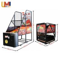 China Low Price Basketball Hoop Machine Coin Operated Basketball Arcade Games Machine Foldable Street Basketball for sale