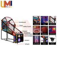 China NBA Basketball Arcade Coin Operated Game Pelota De Basketball Shoot Machine for Adult Teenagers Youth Game Amusement Park for sale