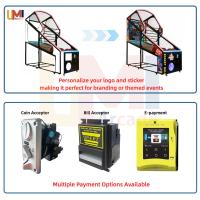 China NBA Basketball Arcade Coin Operated Game Pelota De Basketball Shoot Machine for Adult Teenagers Youth Game Amusement Park for sale