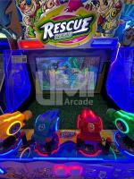 China Rescue Water Shooting Arcade Machine 4 Player Shooting Video Games Coin- Operated Prize Redemption Machine for Indoor Playground for sale