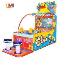 China Water Shooting Kids Arcade Games Safety Protection Design 2 Player Durable Metal Wooden Video Shooting Machine for Amusement for sale