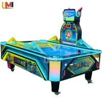 China Luxury Electronic Air Hockey Machines with LED Light Digital Score Arcade Air hockey table machine for sale