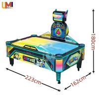 China Luxury Electronic Air Hockey Machines with LED Light Digital Score Arcade Air hockey table machine for sale
