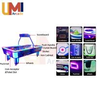 China Indoor Air Hockey Table Game Machine Coin- Operated Surface Deck Hockey Arcade Games for Shopping Mall& Amusement Park for sale