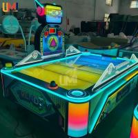 China Air Hockey Table Arcade Game Machine Electronic Ice Hockey Air-Hole Surface Amusement Gaming Machines for sale