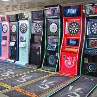 China Coin-Operated Electronic Darts Machine for Bars Clubs Commercial Use Indoor Arcade Game for Sports Shooting Dart Board Sport for sale
