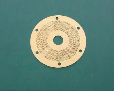 China Micro Hole Stainless Steel Shower Head Plate Chemical Etching Service for sale