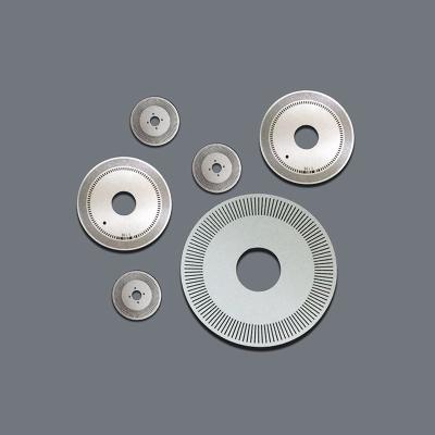 China Precision Metal Encoder Disc Chemical Etched Stainless Steel Code Disc for sale