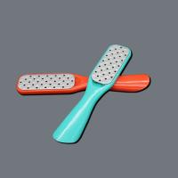 China Manual Long Handle Foot File Non-Electric Double Sided 23-28cm Callus Remover for Home Salon Wet Dry Use for sale
