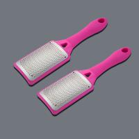 China Professional Chemical Etched Foot File with Dual-Sided Stainless Steel Design for Callus Removal - ISO9001 Certified for sale