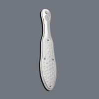 China Professional Long Handle Manual Foot File 80/180 Grit Double Sided Emery Callus Remover for Salon Spa for sale