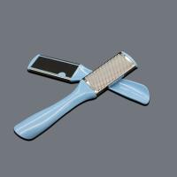China Wholesale Long Handle Manual Foot File 22-25cm Double Sided Dead Skin Callus Remover Waterproof Reusable Pedicure Tool for sale