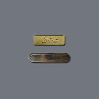 China Chemical Aluminum Etching Half Etching Color Plating Metal Nameplates for sale