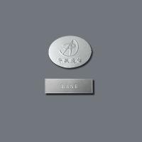 China Chemical Aluminum Etching Half Etching Color Plating Metal Nameplates for sale