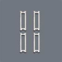 China Stainless Steel Etched Shaving Razor Blade 0.05mm to 0.3mm Thickness with ±0.01mm Tolerance for sale