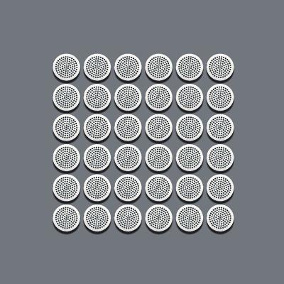 China Stainless Steel Etched 0.1mm Speaker Mesh for Mobile Phones Precision Acoustic Protection for sale