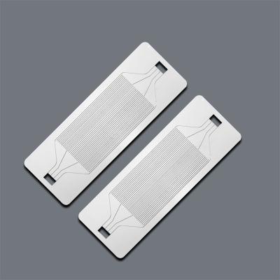 China Etched Flow Field Plate 316L Stainless Steel 0.1mm Fine Flow Channel for Hydrogen Fuel Cell PEM Electrolyzer for sale