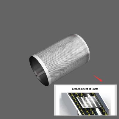 China Chemical Etched Reel-to-Reel Filter Mesh with 8-CCD Automatic Exposure System and 3-Year UVLED Life for sale