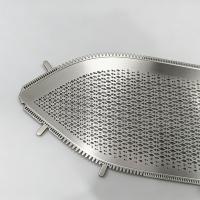 China Custom Photo Chemical Etched Automotive Speaker Grills 0.1mm Hole Precision for sale