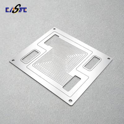 China Precision Stainless Steel Photo Etching 0.6mm Custom Micro Flow Channel Metallic Bipolar Plate for sale