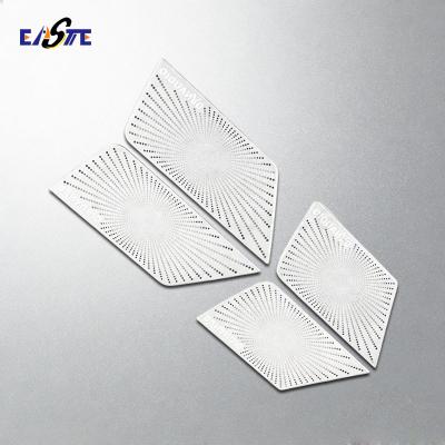 China Custom 0.5mm to 1.0mm Stainless Steel Etched Car Speaker Grills with ±0.005mm Precision for sale