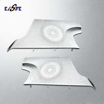 China Custom Chemically Etched Stainless Steel Automotive Speaker Covers 0.5mm to 1.0mm for sale