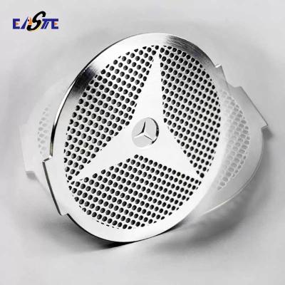 China Chemical Etched Mercedes-Benz Speaker Meshes 0.03mm Hole High Acoustic Transparency for German Market for sale