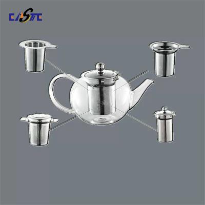 China Custom Stainless Steel Tea Infuser Mesh 0.05-2.0mm Aperture by Precision Chemical Etching for Glass Teapot for sale