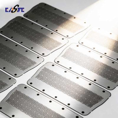 China Custom Etched Metal Mesh Panels 0.03mm Hole Size ±0.01mm Tolerance for Acoustic Optical Automotive for sale