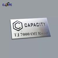 China Precision Chemical Etched Metal Nameplates with ±0.01mm Tolerance and Custom Logo for sale