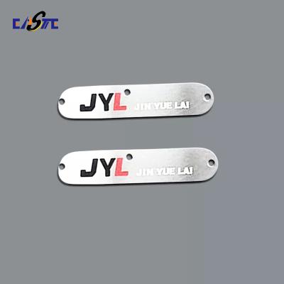 China Precision Chemical Etched Metal Nameplates with ±0.01mm Tolerance and Custom Logo for sale