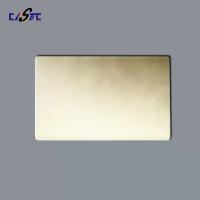 China Custom Etched Metal Business Cards with ±0.01mm Tolerance & Micro-Hole Technology for Luxury Branding for sale