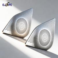 China Chemical Etched Stainless Steel Automotive Speaker Grilles 0.5mm Thickness for OEM Audio Systems for sale