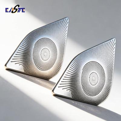 China Chemical Etched Stainless Steel Automotive Speaker Grilles 0.5mm Thickness for OEM Audio Systems for sale