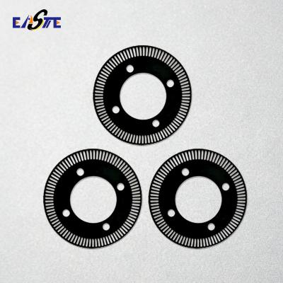 China High Precision Chemical Etched Metal Encoder Discs 0.03-1mm Thickness ±0.01mm Precision for Motion Control for sale