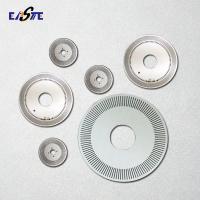 China Metal Etching 500cpr 1000cpr Rotary Optical Encoder Discs 0.05mm to 0.4mm Thickness for sale