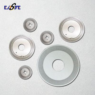 China Metal Etching 500cpr 1000cpr Rotary Optical Encoder Discs 0.05mm to 0.4mm Thickness for sale
