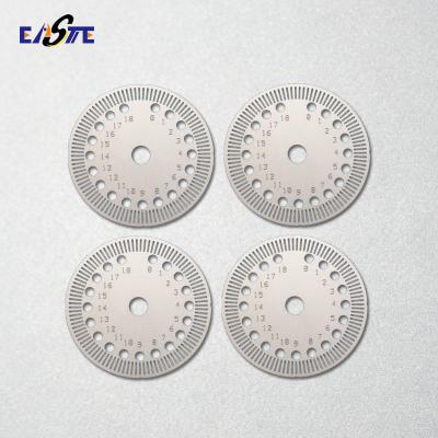 China Etched Encoder Discs Precision Photo Etched Optical Encoder Wheels for sale
