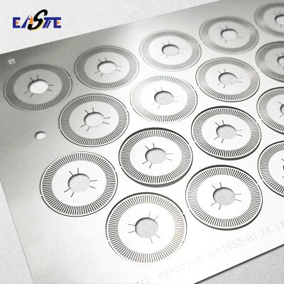 China Custom Stainless Steel Optical Encoder Discs 0.05-0.6mm Thickness with ±0.01mm Precision Etching for sale