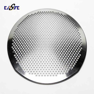 China Chemical Etched Automotive Speaker Mesh 0.03mm Micro-Porous Metal Grille Custom Car Audio for sale