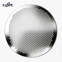China Chemical Etched Automotive Speaker Mesh 0.03mm Micro-Porous Metal Grille Custom Car Audio for sale