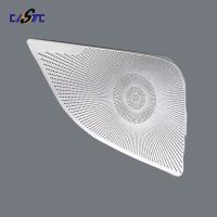 China Chemical Etching Metal Speaker Covers 0.03-5.0mm Hole Size 92% Open Area for Automotive Audio Systems for sale
