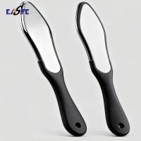 China Medical Grade Stainless Steel Foot File 150-200 Grit Etched Exfoliator for Salon Pedicure for sale