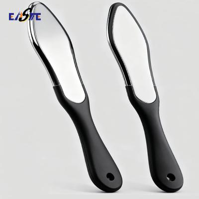 China Medical Grade Stainless Steel Foot File 150-200 Grit Etched Exfoliator for Salon Pedicure for sale