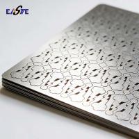 China Custom Photo-Etched Metal Crafts with ±0.01mm Tolerance and 650mm × 1800mm Panel Size for sale